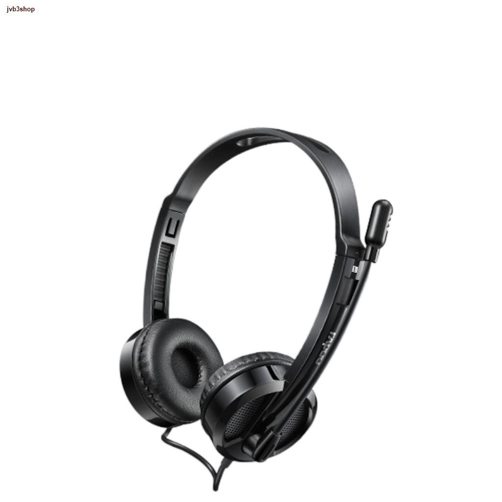 ส่งของที่กรุงเทพฯRapoo รุ่น H100 Wired Stereo Headset (HT-H100P-BK ...