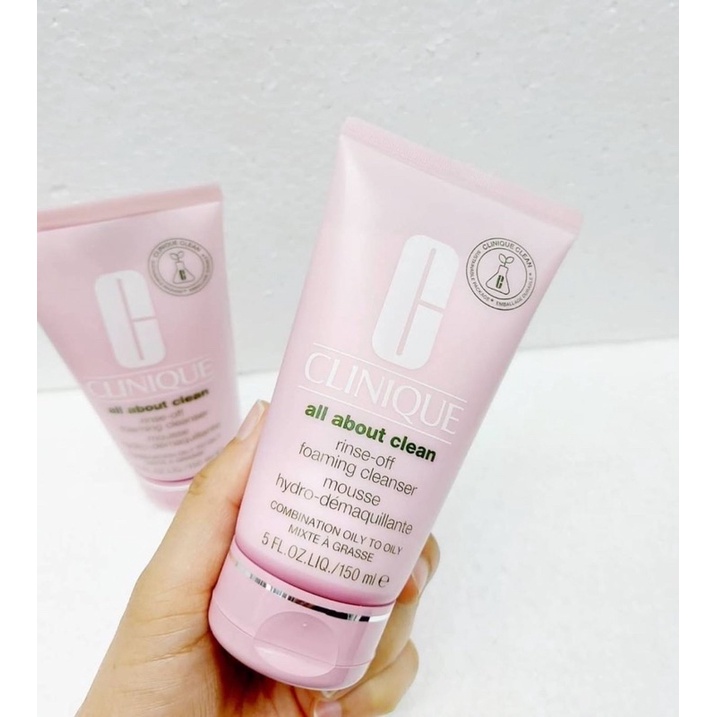 Clinique all about clean rinse off foaming cleanser mousse 150ML ...