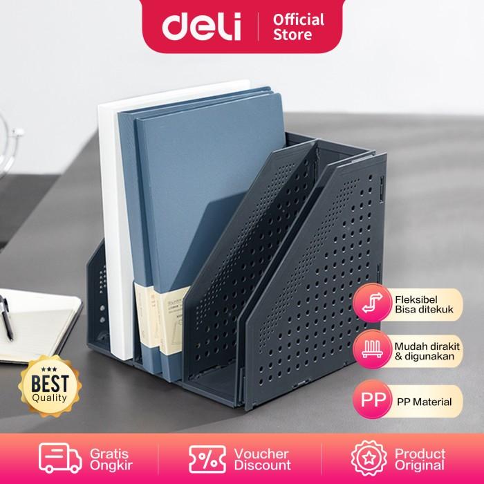 กล่องแฟ้มเอกสาร Deli กล่องพลาสติก ยืดหยุ่น 4 ช่อง สําหรับใส่จัดเก็บ ...