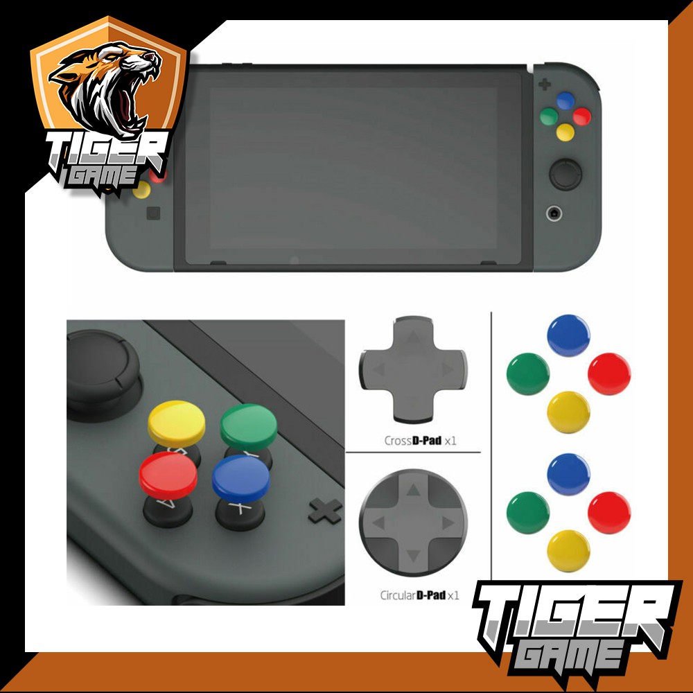 Skull & Co. Button Cap Set for Nintendo Switch (ที่ครอบปุ่ม joy con ...