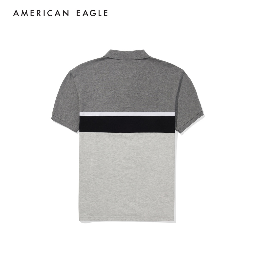 American Eagle Colorblock Icon Polo Shirt เสื้อโปโล ผู้ชาย คัลเลอร์บ ...