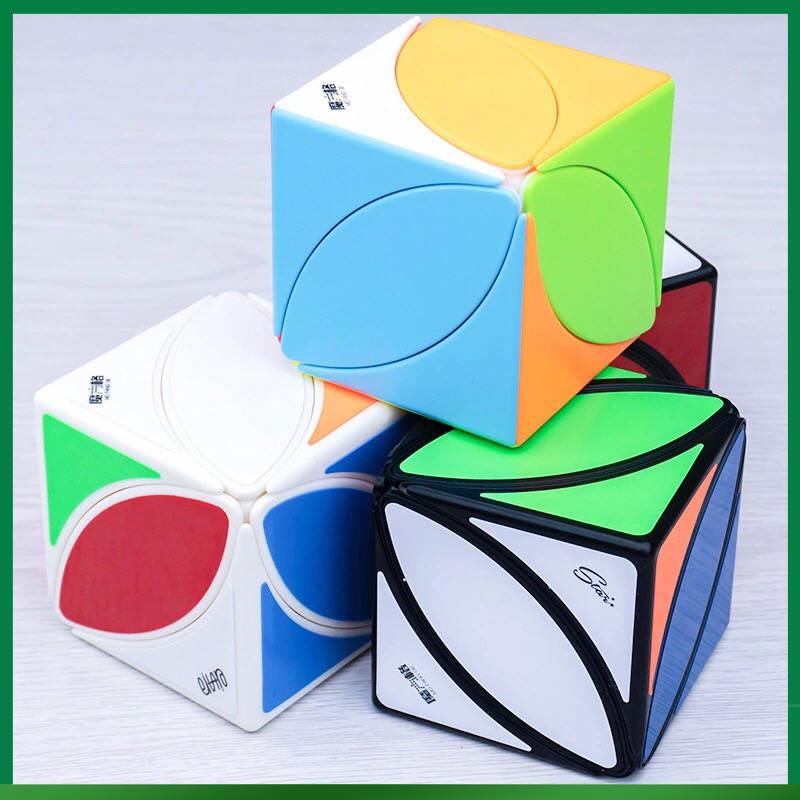 ลูกบาศก์ สีน้ำ Genuine Qiyi Maple Leaf Rubik's Cube Competition Special ...
