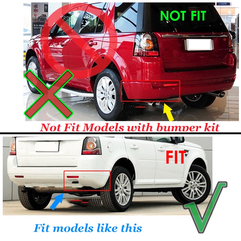 Hot StockAX MUDFLAPS SPLASH GUARDS FIT FOR LAND ROVER LR2 FREELANDER 2 ...