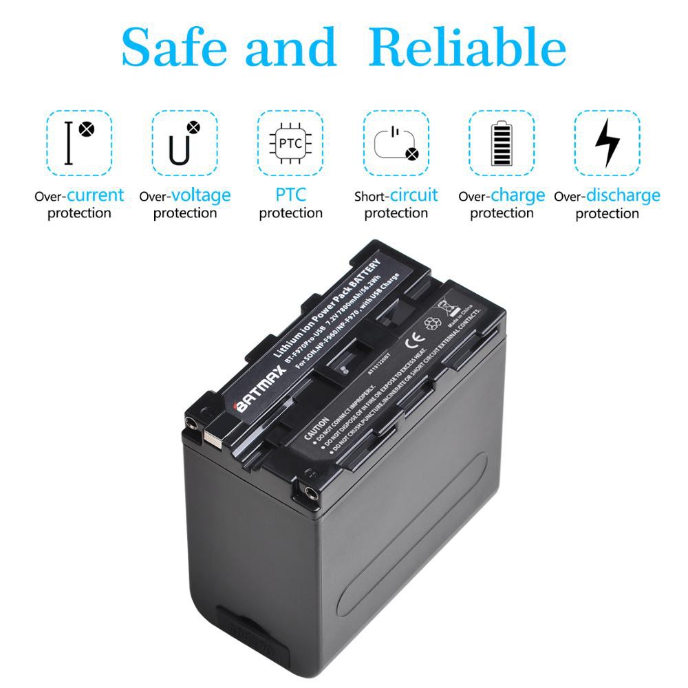 (รุ่นใหม่) แบตเตอรี่ เเท่นชาร์จ Sony NP-F970 NPF970 npf970 battery เเบตกล้อง กล้อง F950 F960 ...