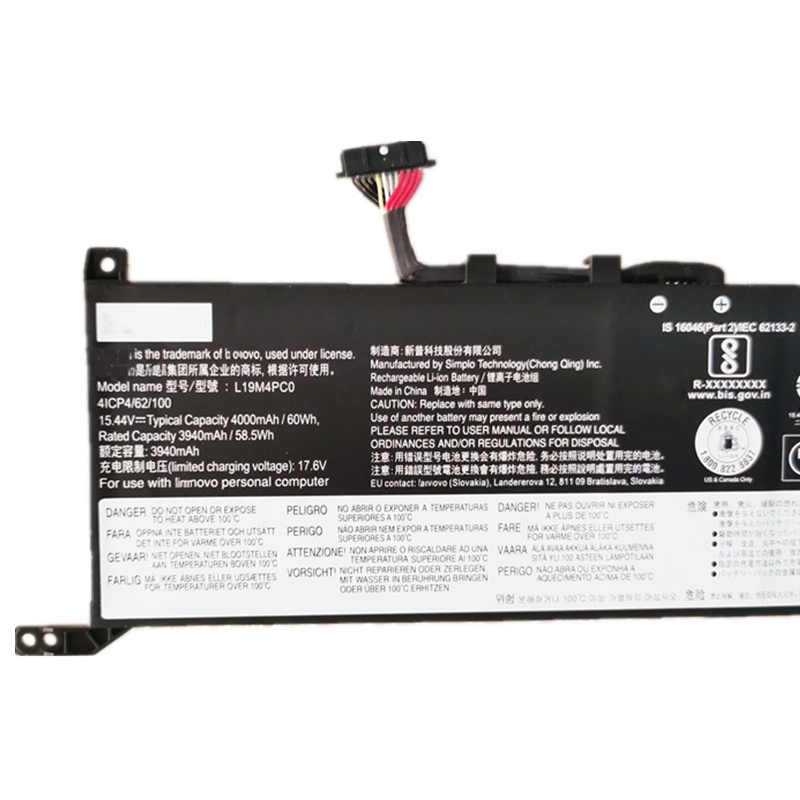Original L19L4PC0 L19C4PC1 L19M4PC2 Laptop Battery For Lenovo Legion 5 ...