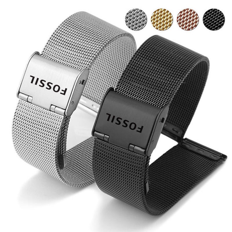 6-17Fossil fossil metal watch strap mens and womens stainless steel ...
