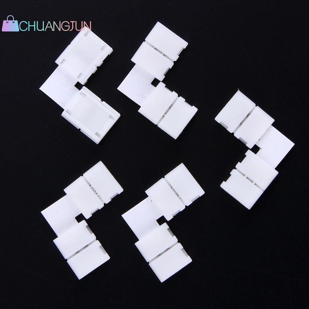 อุปกรณ์เชื่อมต่อพลาสติก Led Strip 2 Pin 8 มม . L Shape 10 ชิ้น ...
