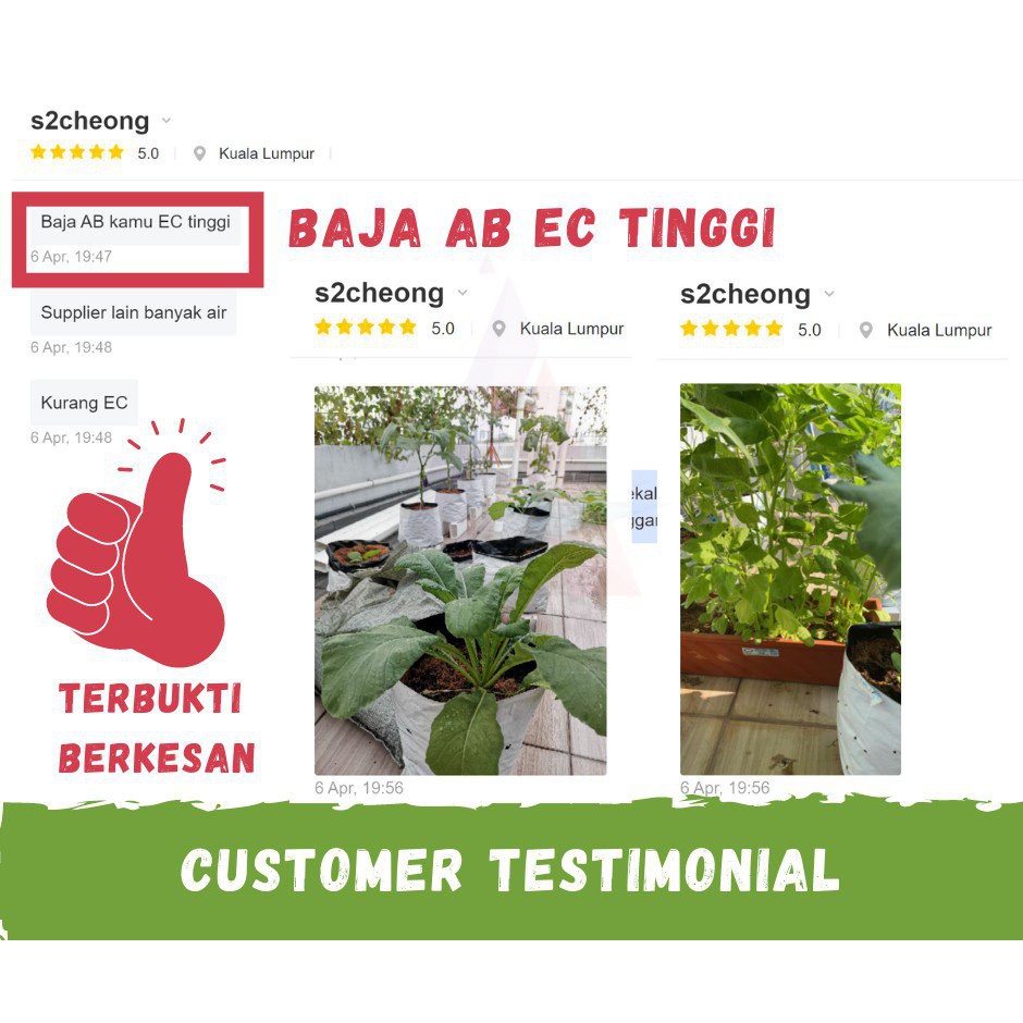 2L Baja AB extra booster Fertigasi Hidroponik&tanaman tanah Fertilizer ...