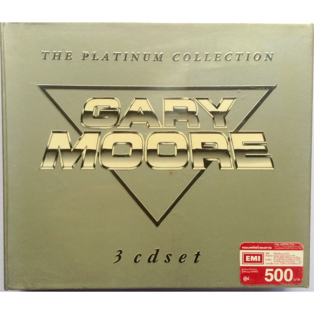 CD ซีดีเพลง Gary Moore The Platinum Collection 3 CD Box Set ลิขสิทธิ์ ...