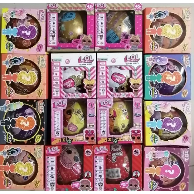 ไข่เซอร์ไพรส์ LOL LQL ลูกใหญ่ 7 ชั้น เซตผสม 6 ลูก ส่งฟรีราคาถูก ...