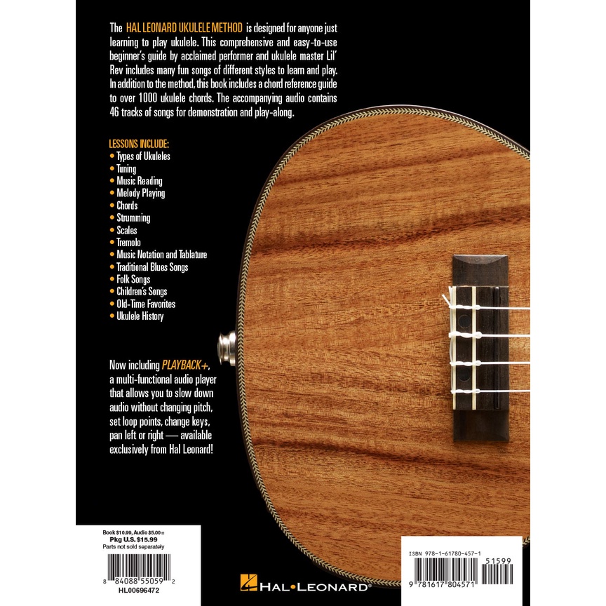 HAL LEONARD UKULELE METHOD BOOK 1 PLUS CHORD FINDER มี CD - bcharming ...