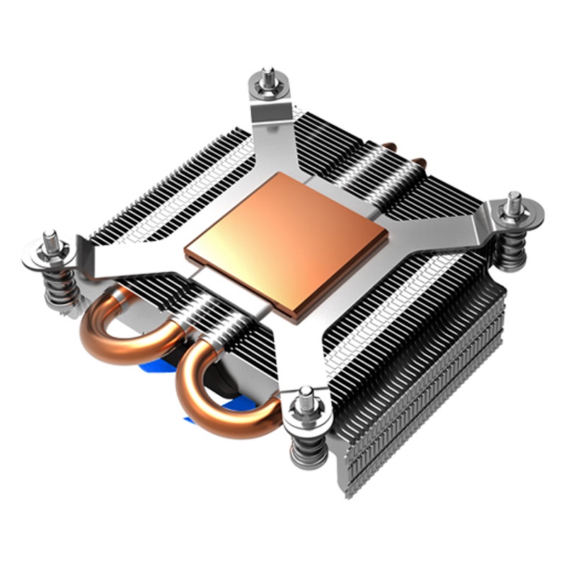 Pccooler S85 S89 2 Copper Heatstick 1U Ultra-thin CPU Cooler 8cm PWM ...