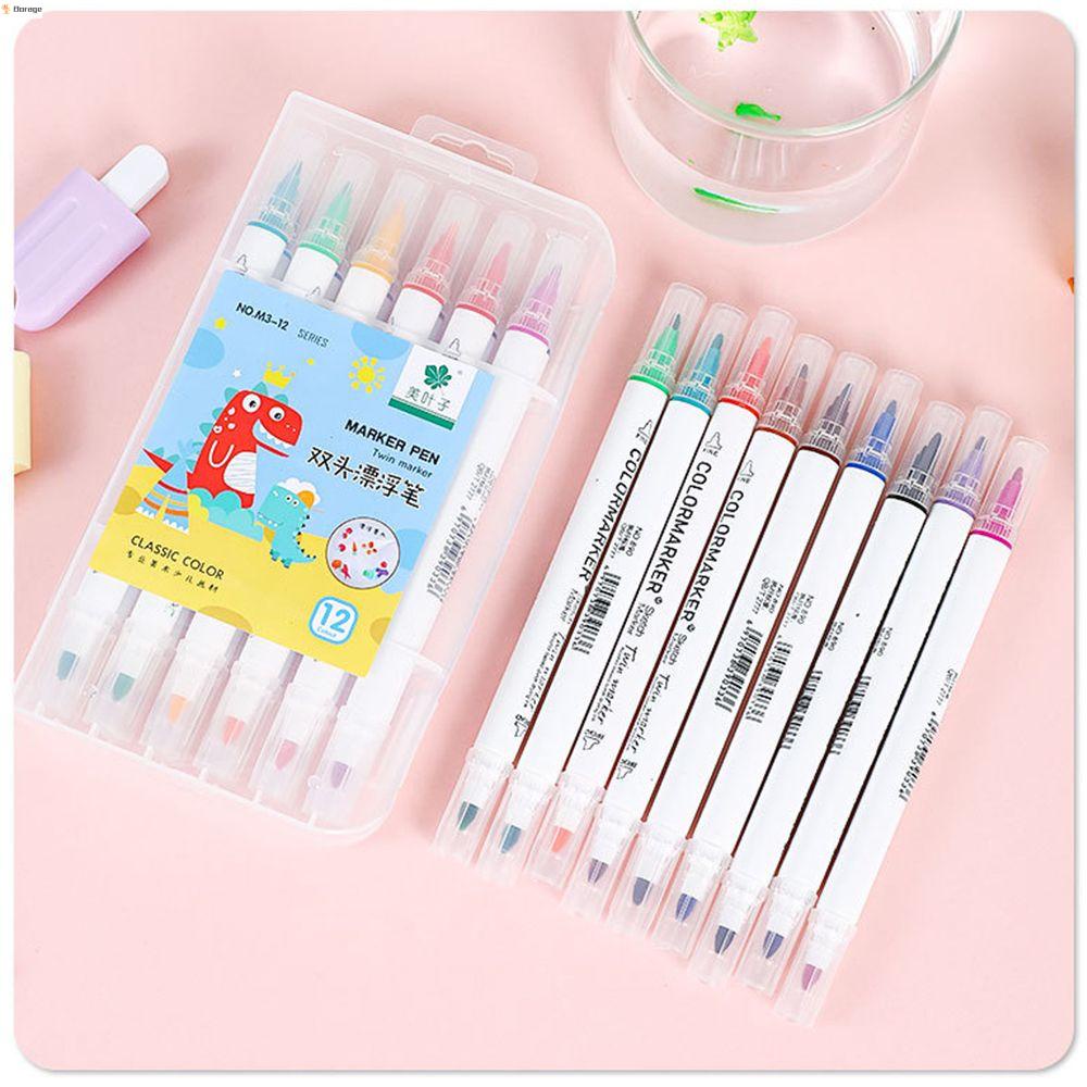 BORAGE 12 Colors Erasable Floating Pen Children's Whiteboard Markers ...
