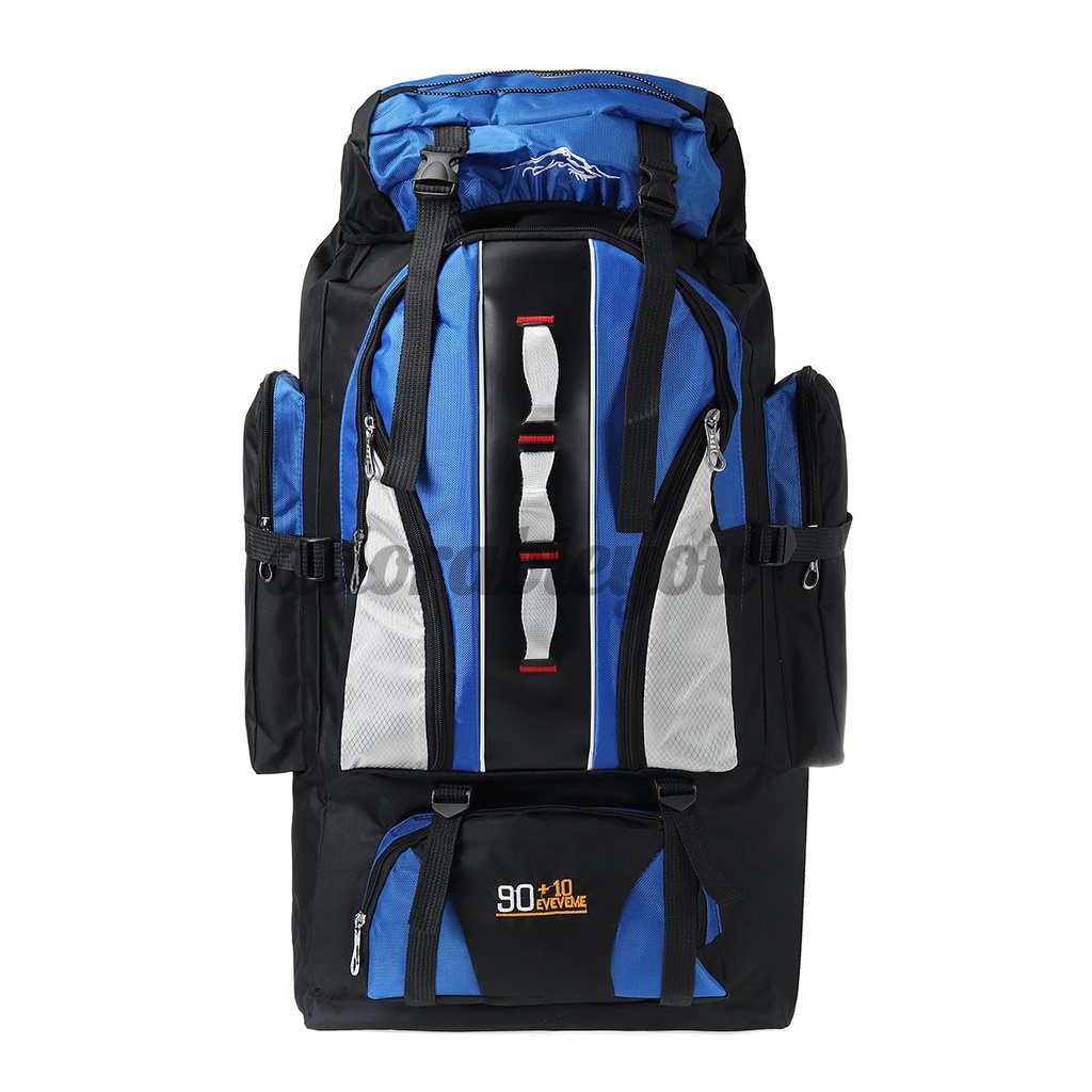 100L Hiking Daypack Mountaineering Bag Travel Waterproof Camping ...