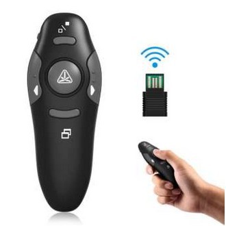 Di shop Wireless Presenter USB Remote Control Presentation Mouse Laser ...