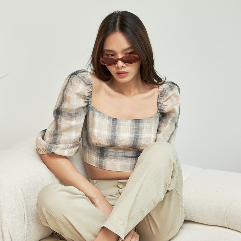 Moon Spring Crop - 100 Linen - moonland.official - ThaiPick