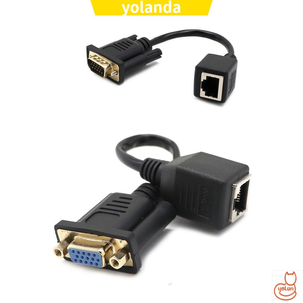 Yola อะแดปเตอร์เชื่อมต่ออินเทอร์เน็ต Vga To Rj 45 Requires No External ...