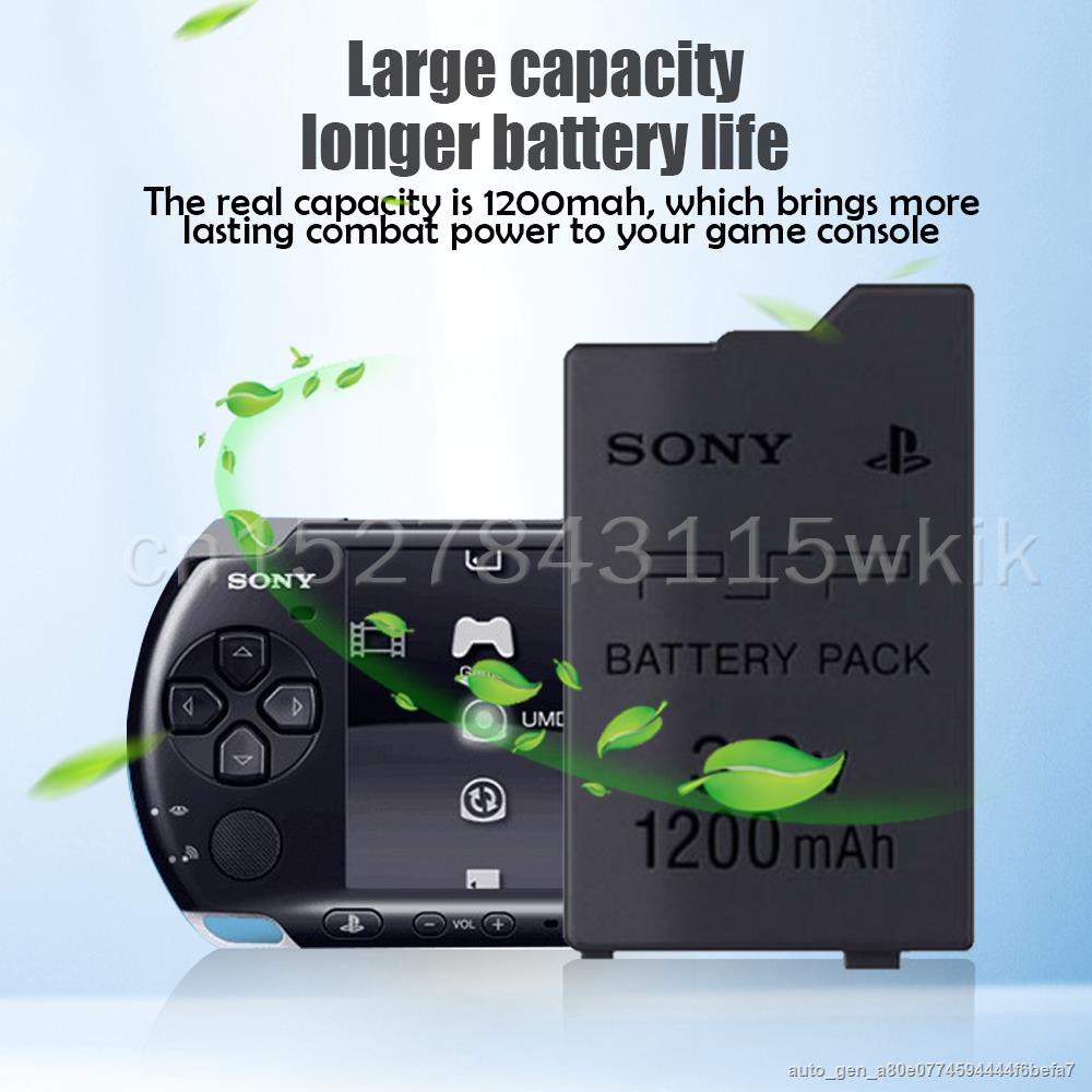 1pcs Sony 1200mah 3.6v Lithium Rechargeable Battery For Sony Psp2000 ...