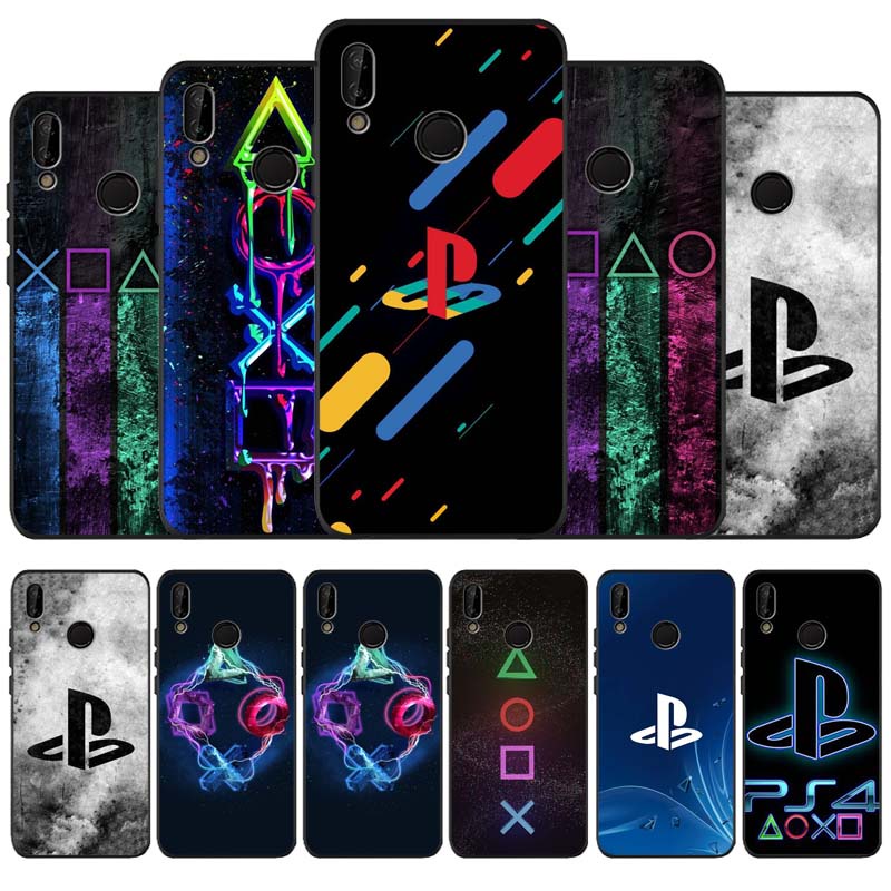 เคสโทรศัพท์มือถือ TPU แบบนิ่ม ลาย Playstation สีดํา สําหรับ Huawei P40 ...