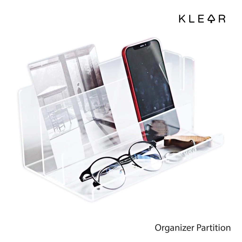 KlearObject Organizer partition ถาดออแกไนเซอร์ IT ถาดอะคริลิคใสใส่ของ ชั้นวางอุปกรณ์ ถาด ...