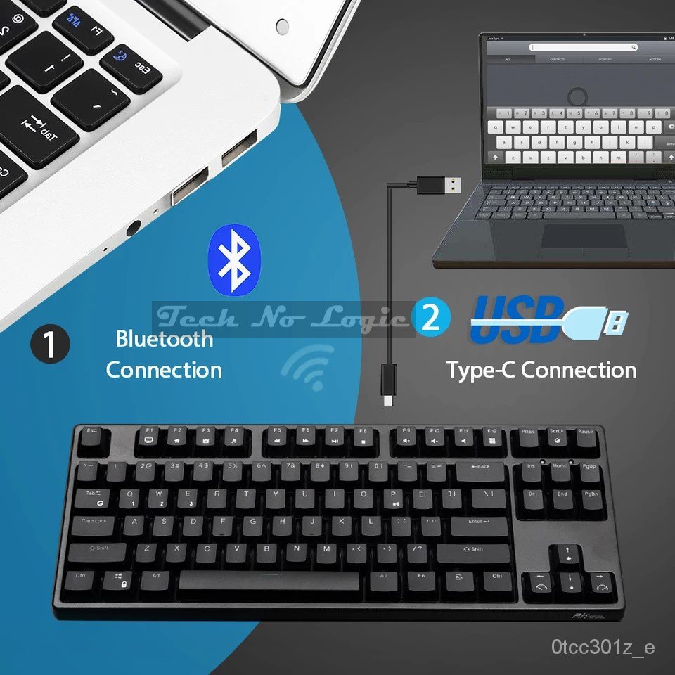 3yxX [KL Ready Stock] Royal Kludge RK987 Real Mechanical Keyboard ...