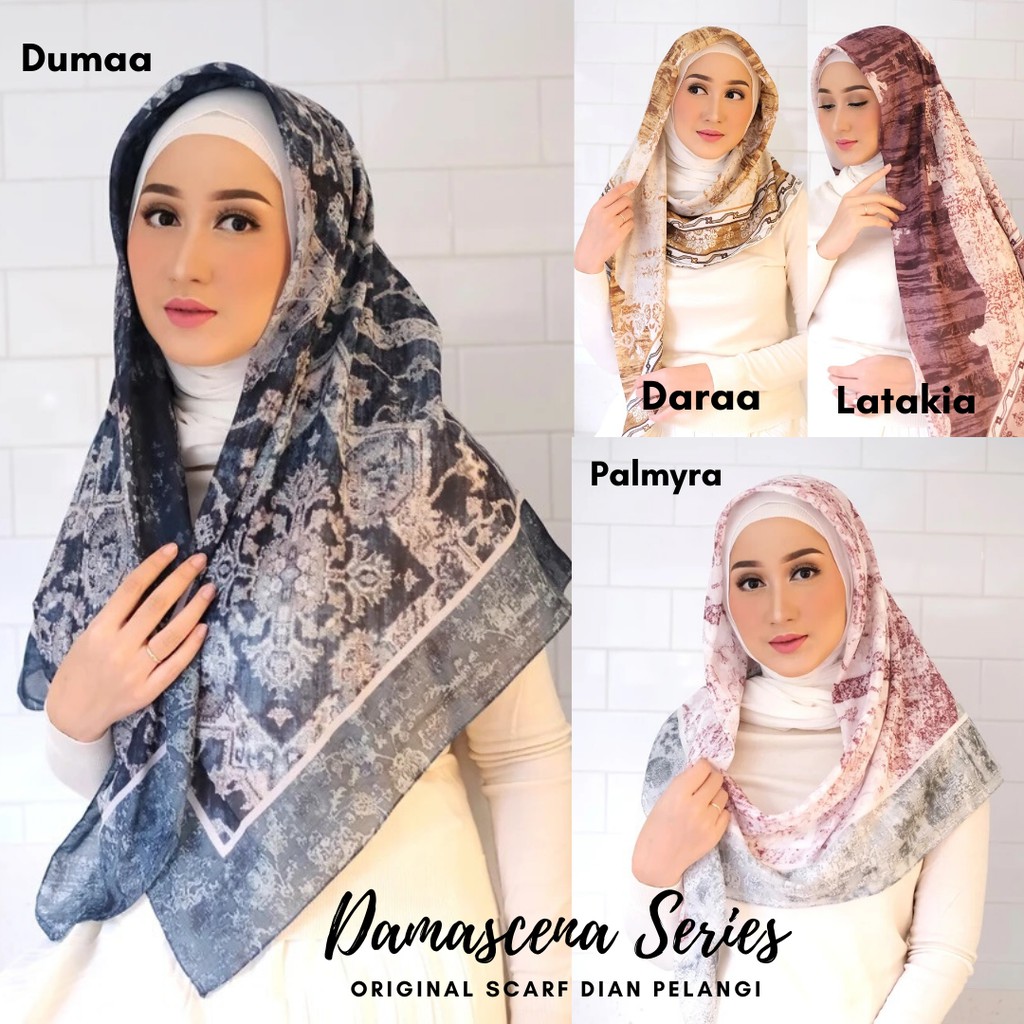 Jilbab Dian Pelangi Damascena ชุดเครื่องประดับรองเท้าผ้าใบ J089 Besseller - irzach06.th - ThaiPick