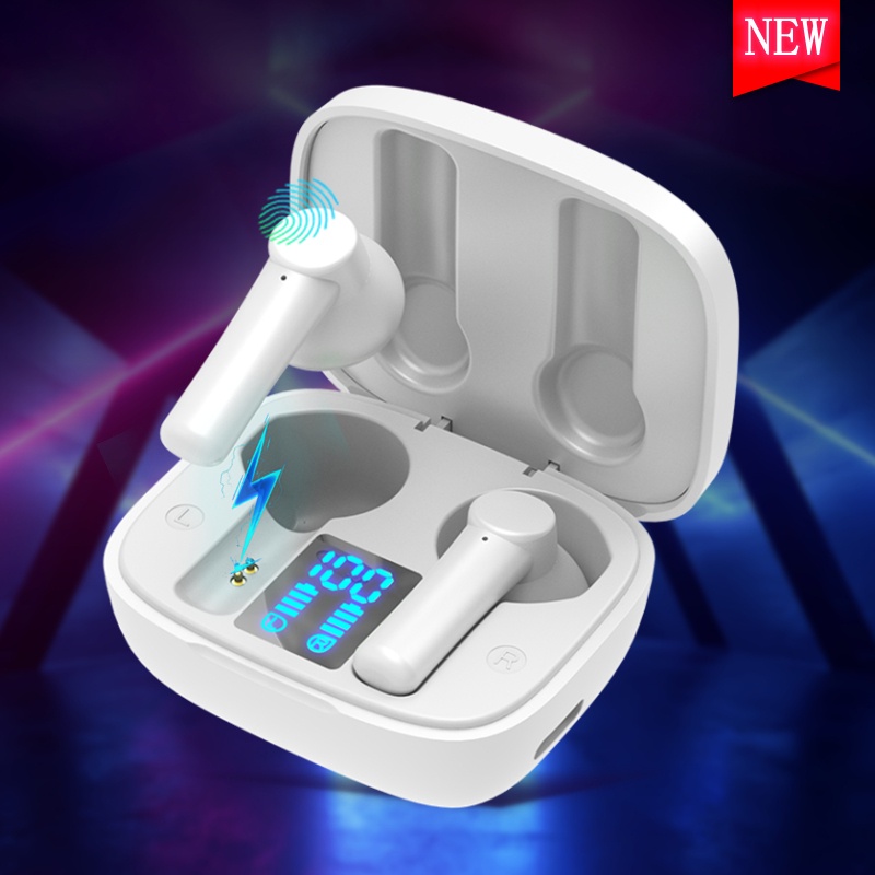 [In Stock]Mini Wireless Earbuds Bluetooth Earphones LED Charging Box ...