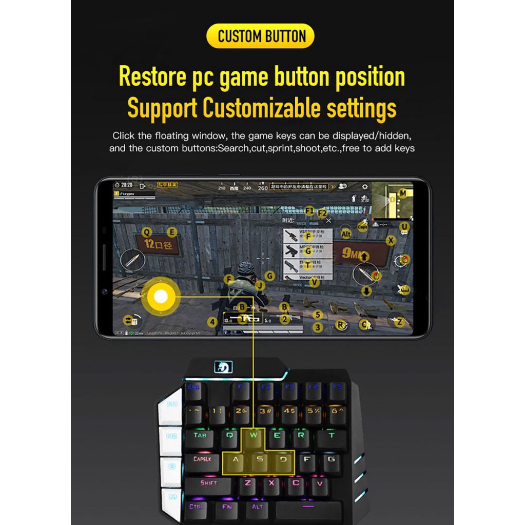 Ready Stock Gaming Keyboard Mouse Converter Smart Shop PUBG Mobile ...
