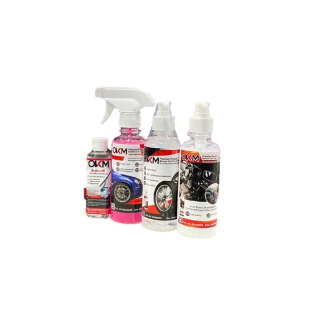 โค้ด M3GGAลดสูงสุด 40.- OKM น้ำยาเคลือบสีรถยนต์ ทายางและพลาสติก น้ำยาทาภายในรถยนต์ น้ำยาเคลือบ ...