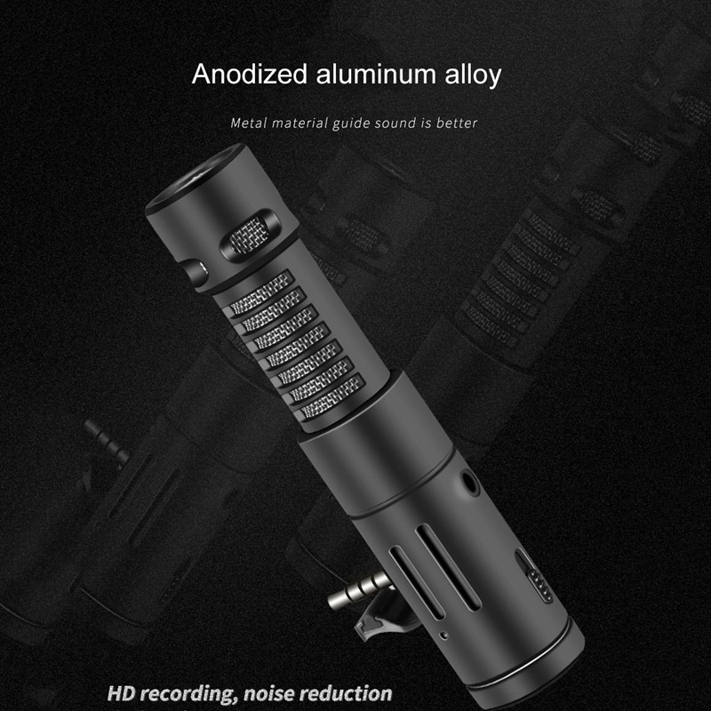 Professional Stereo Microphone Super Low Noise Cardioid Digital Video ...