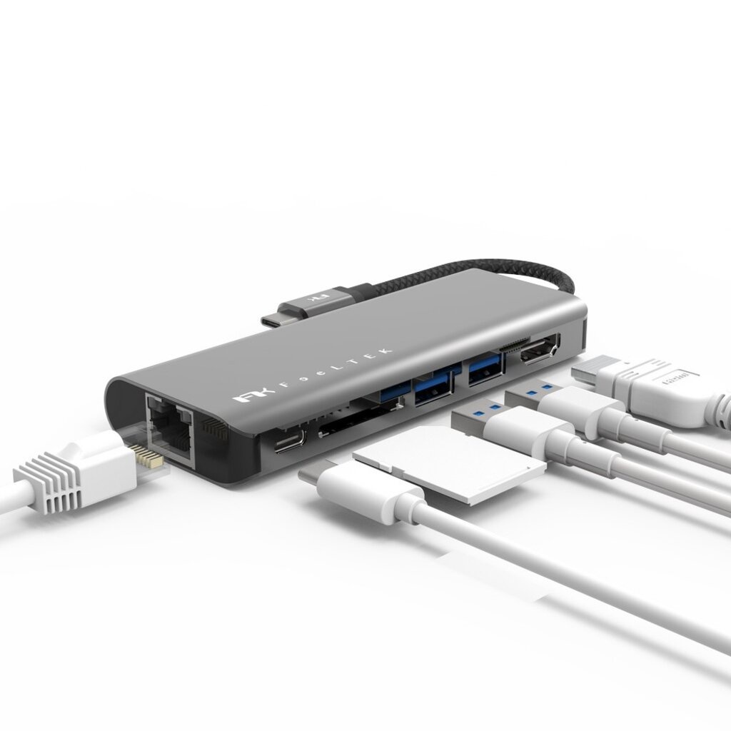 Feeltek Portable 6 in 1 USB-C HUB (ประกัน ARC 2ปี) | Shopee Thailand