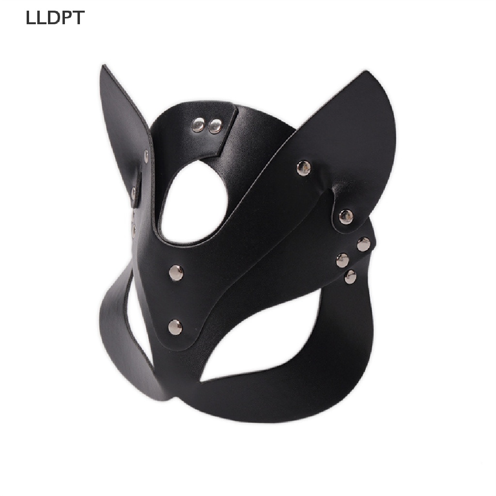 [LLDPT] erotic Women Sexy Mask Half face fox Cosplay Leather Mask ...