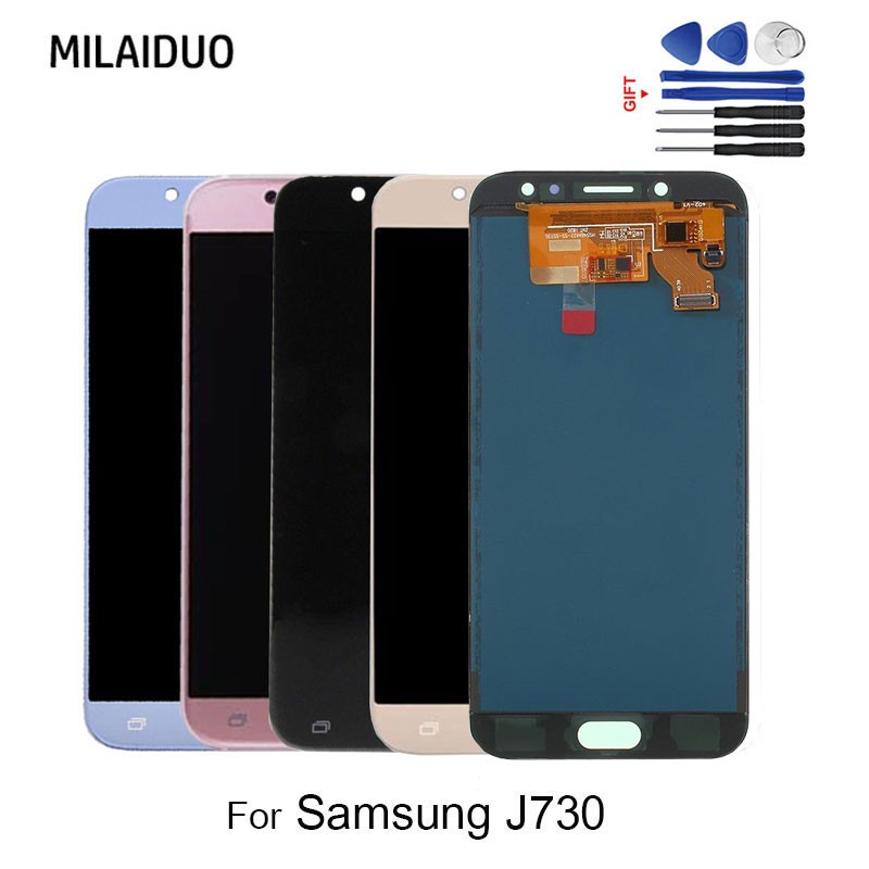 Adjustable TFT For SAMSUNG Galaxy J7 Pro J730 J730F LCD Display หน้าจอ ...