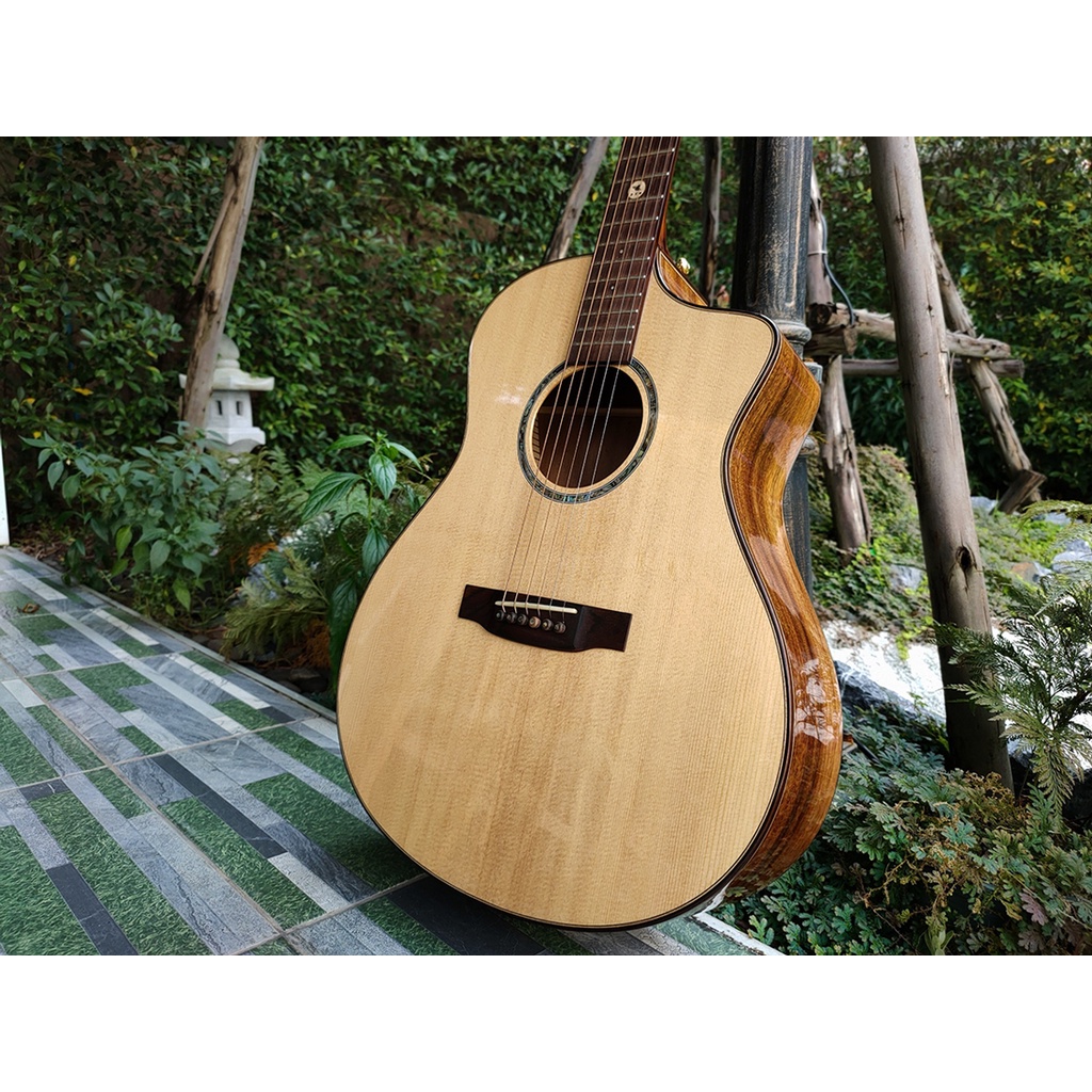 Kazuki All Soul Series 3 All Solid Koa Acoustic Guitar กีต้าร์โปร่ง ไม้ ...