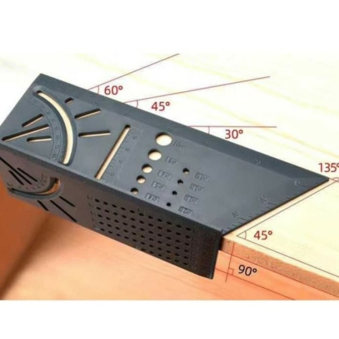 ไม้บรรทัดวัดมุมทรงสามเหลี่ยม 3d Miter Angle Speed Square - tio_ericson ...
