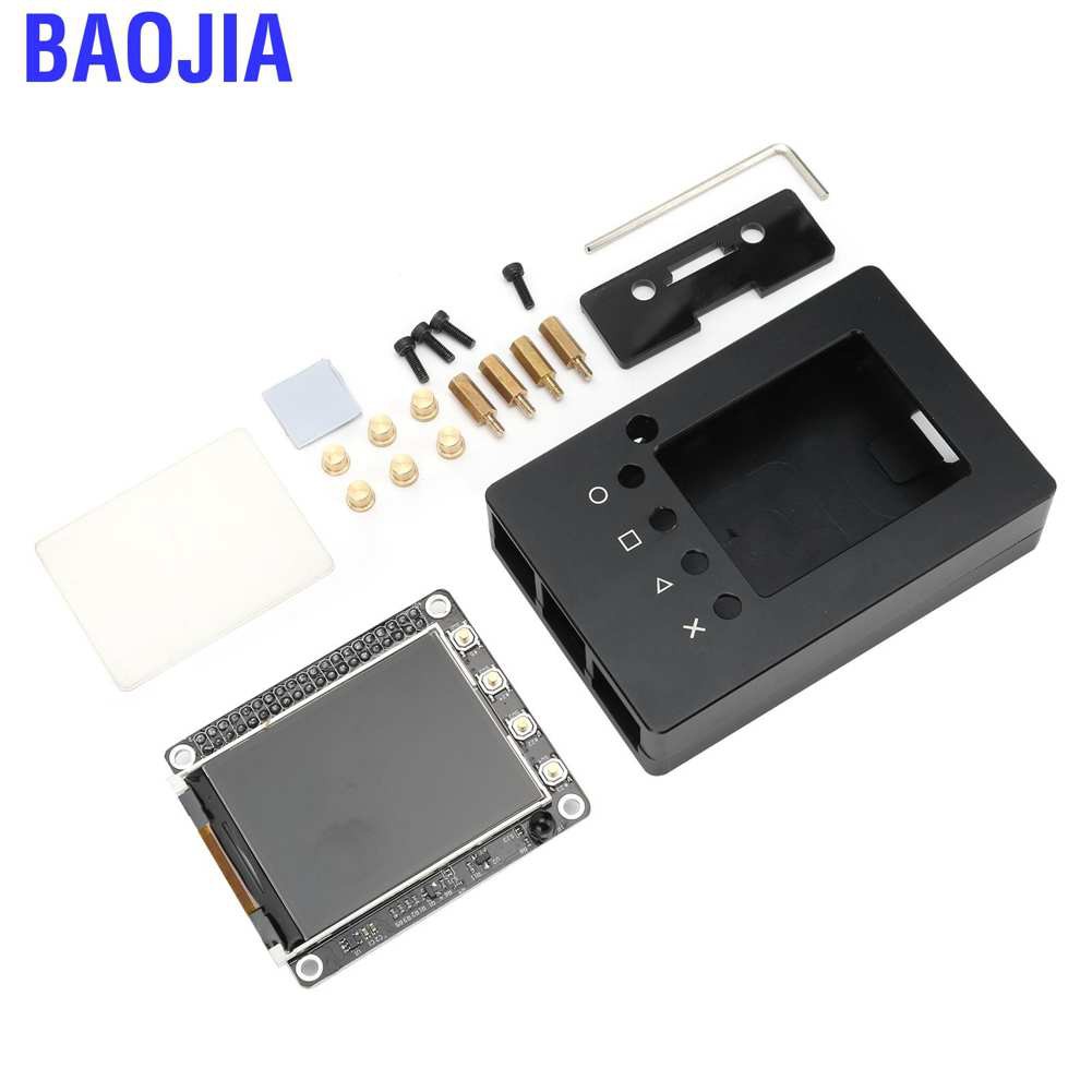 Baojia Aluminum Alloy Case for Raspberry Pi 4B/3B/2B+/A + 2.4in 320x240 ...