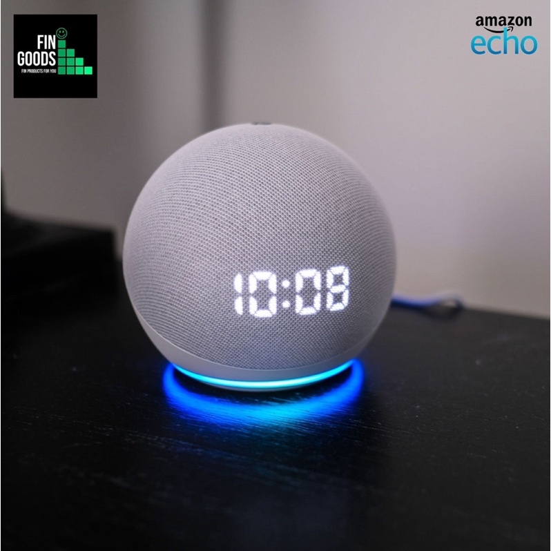 Amazon Echo Dot4 with Clock รุ่นGen4 ลำโพงอัฉริยะ พัฒนาให้มีเสียงที่ดีขึ้น ใช้งานผ่านคำสั่งเสียง ...