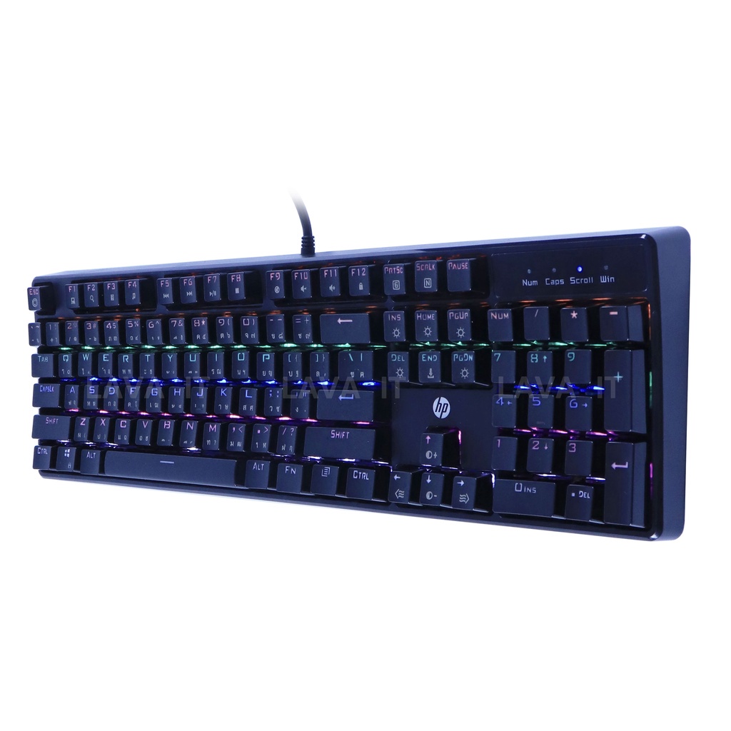 HP GK320 Gaming Mechanical Keyboard คีย์บอร์ดเกมมิ่ง กันน้ำและฝุ่น ...