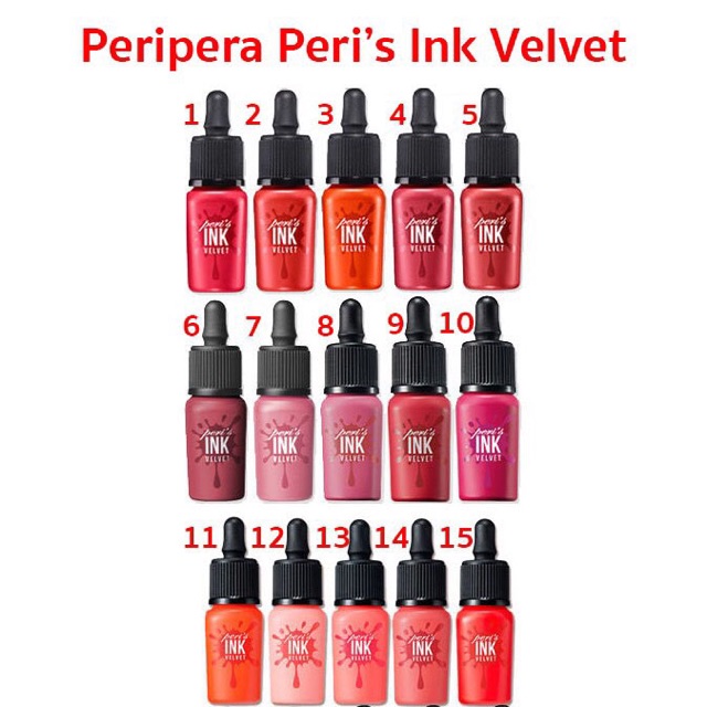 Periper Peri's INK VELVET , Periper Airy Ink Velvet - beauty_early ...