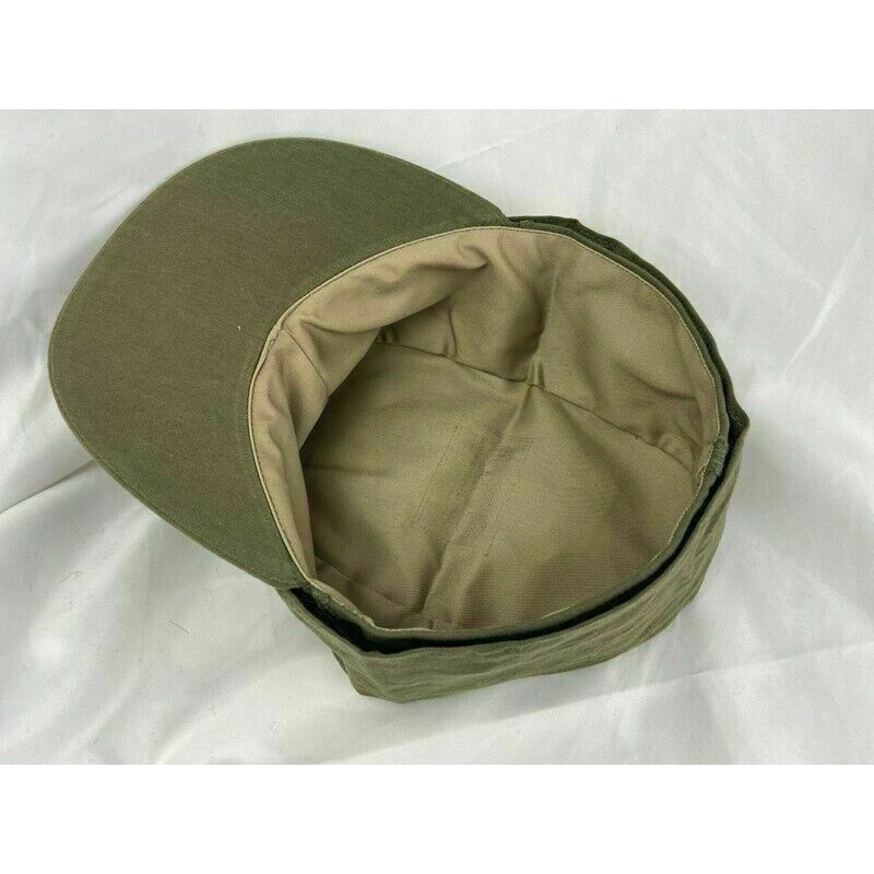 WWII WW2 GERMAN AFRICA ARMY SOLDIER SUMMER PANZER M43 FIELD COTTON CAP ...