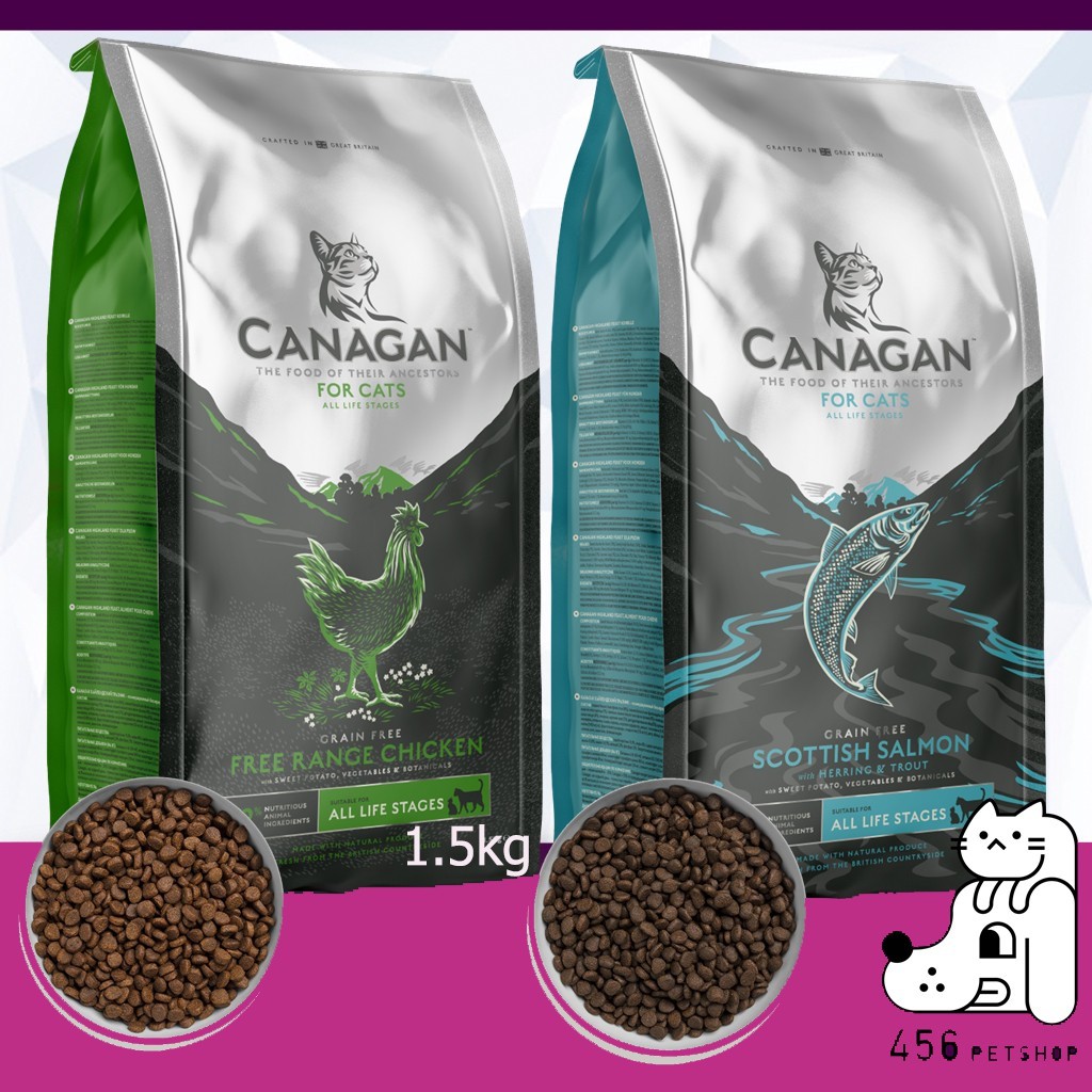 Canagan Cat 1.5kg. มี 2 รส อาหารเม็ดแมว คานาแกน - j0ol4wx_b3 - ThaiPick