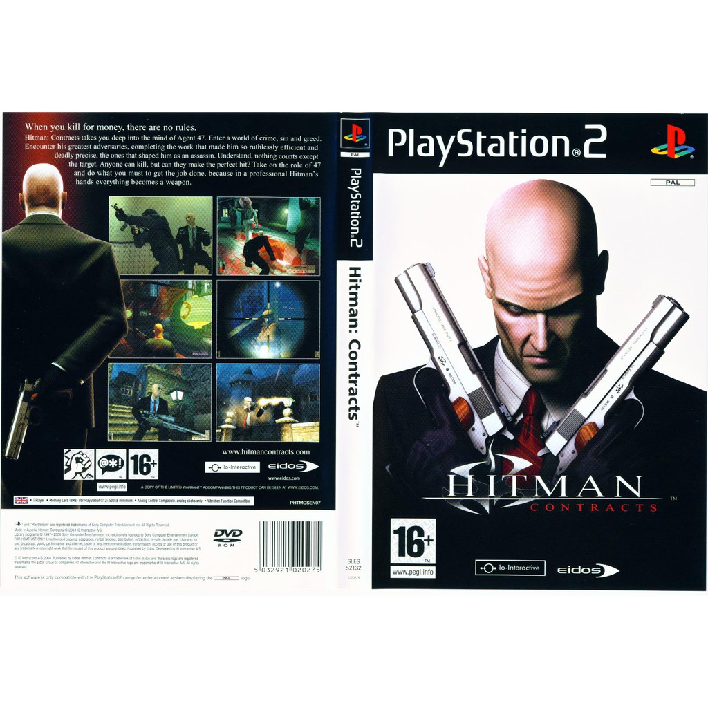 แผ่นเกมส์ PS2 (รับประกัน) Hitman Contracts | Shopee Thailand