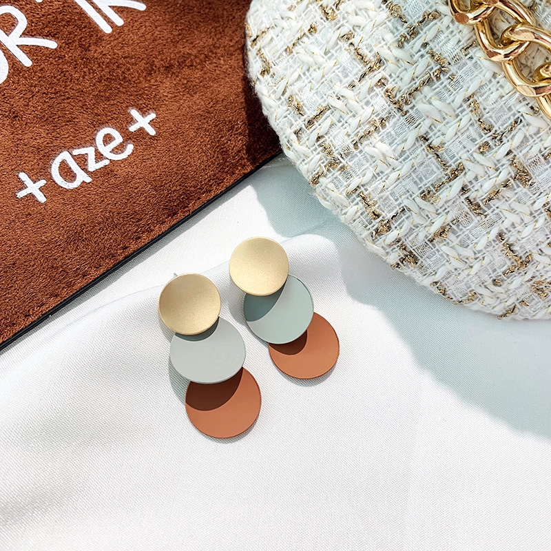 ต่างหูแฟชั่นต่างหูเงิน 925 หมุดเกาหลีต่างหูต่างหูอารมณ์ย้อนยุคแฟชั่น ...