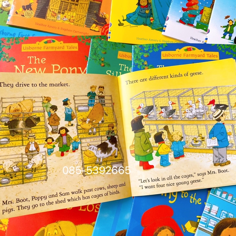 นิทานภาษาอังกฤษ 20 เล่ม ???? first Experiences & Usborne Farmyard Tales ...