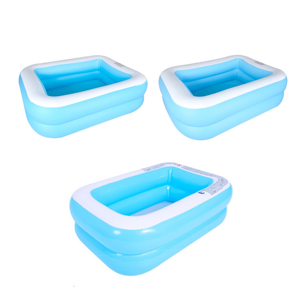 Square Inflatable Rectangular Inflatable Swimming Pool Thicken PVC ...