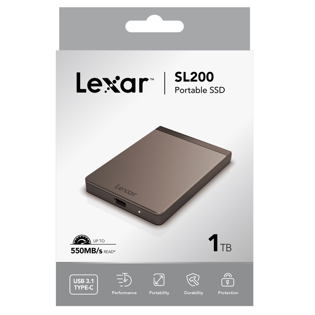 Lexar 1TB SL200 Professional Portable SSD Legendshopeemall ThaiPick