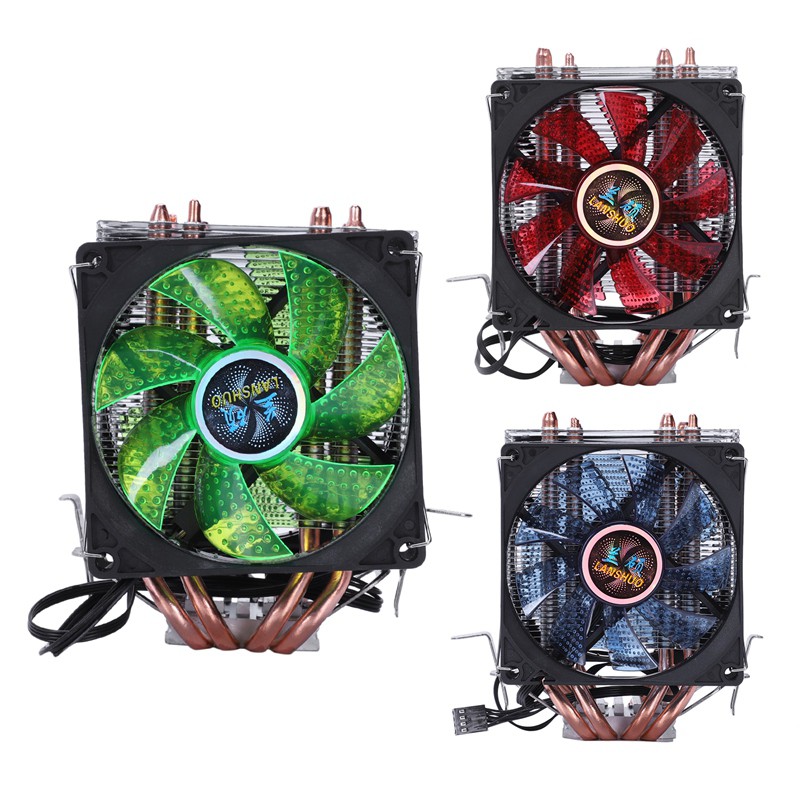 Lanshuo 4 Wire ท่อระบายความร้อนพัดลมระบายความร้อนสำหรับ Intel LGA 115 ...