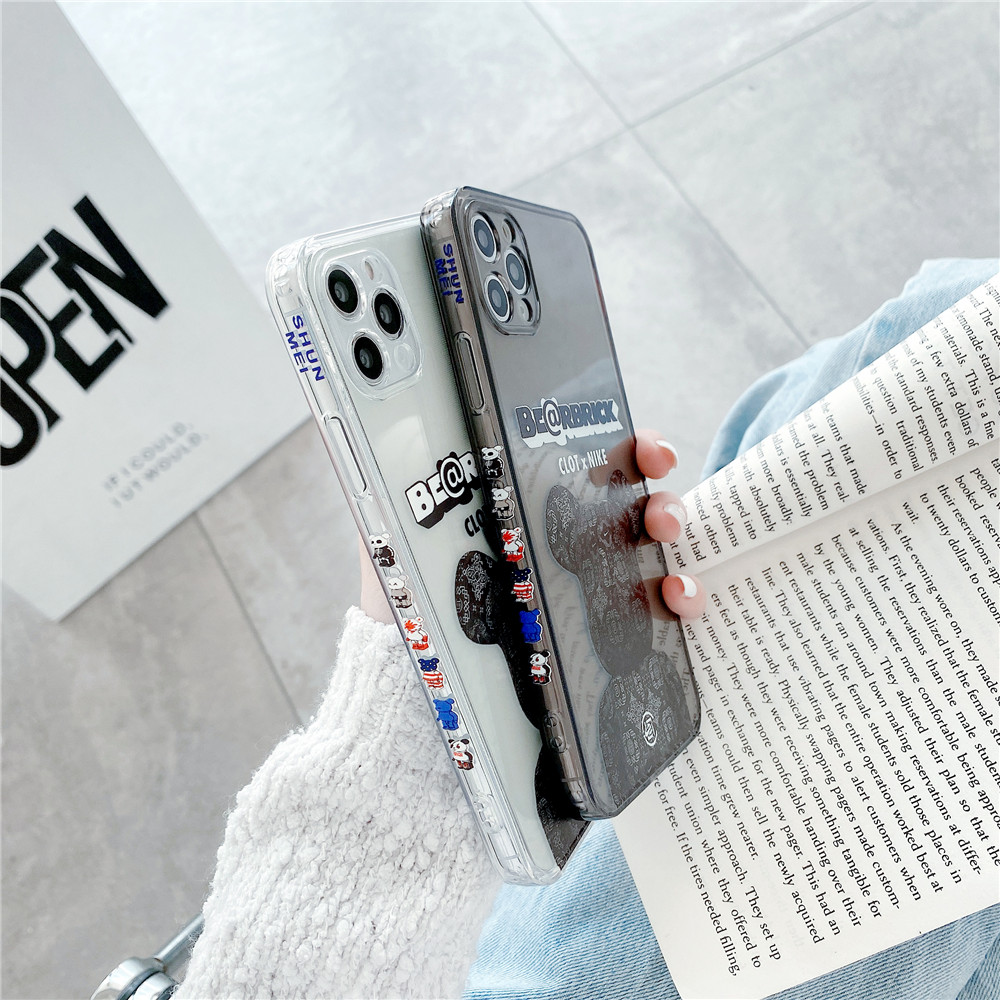 เคสโทรศัพท์มือถือลายหมีสําหรับ Huawei P40 P30 P20 Mate 40 30 20 Nova 8 8SE 7 Pro 7SE 5 Pro ...