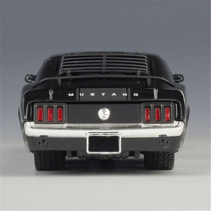 124 1970 Ford Mustang BOSS 302 Metal Luxury Vehicle Diecast ull Back ...