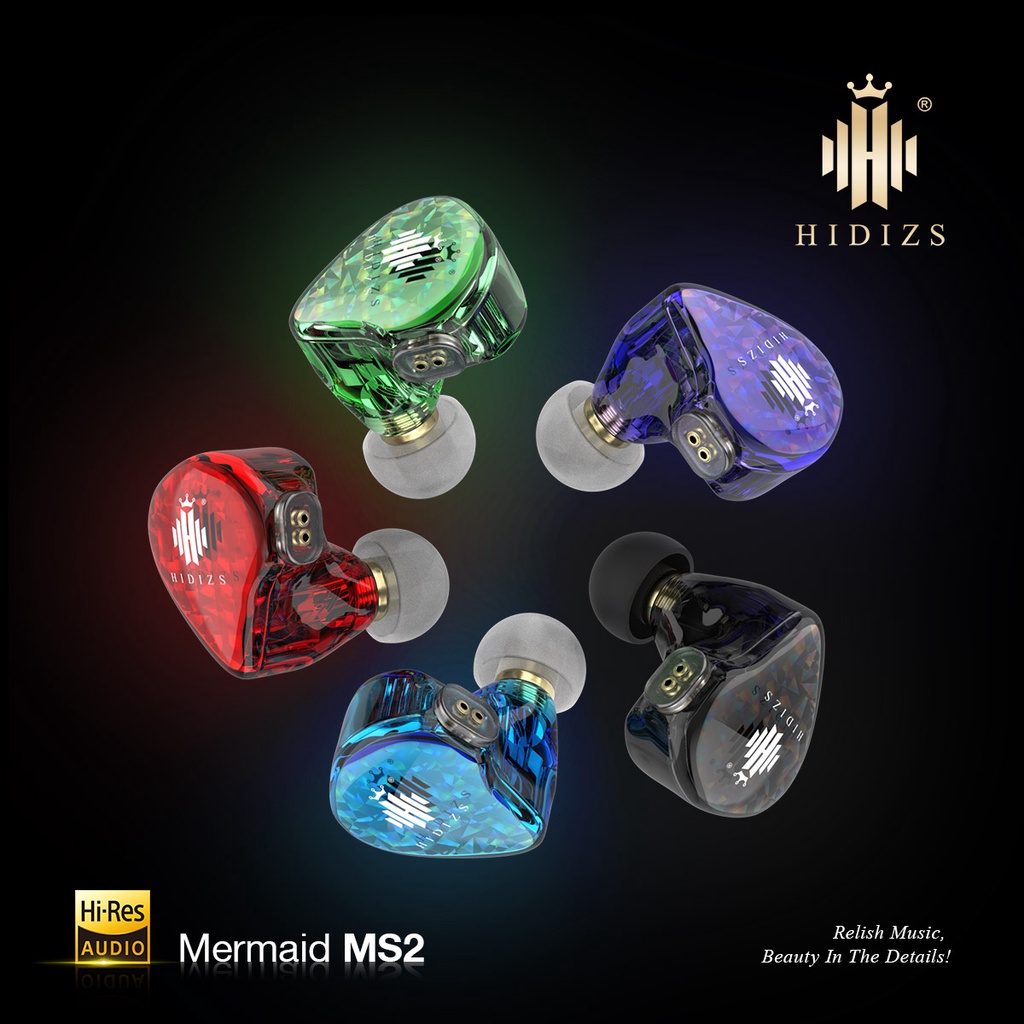 Hidizs Ms2 หูฟังอินเอียร์ไฮบริดไฮบริดคู่ 1 Knowles Ba สายเคเบิ้ล 1 Dd Iem 2 Pin 0.78 มม - 48n ...